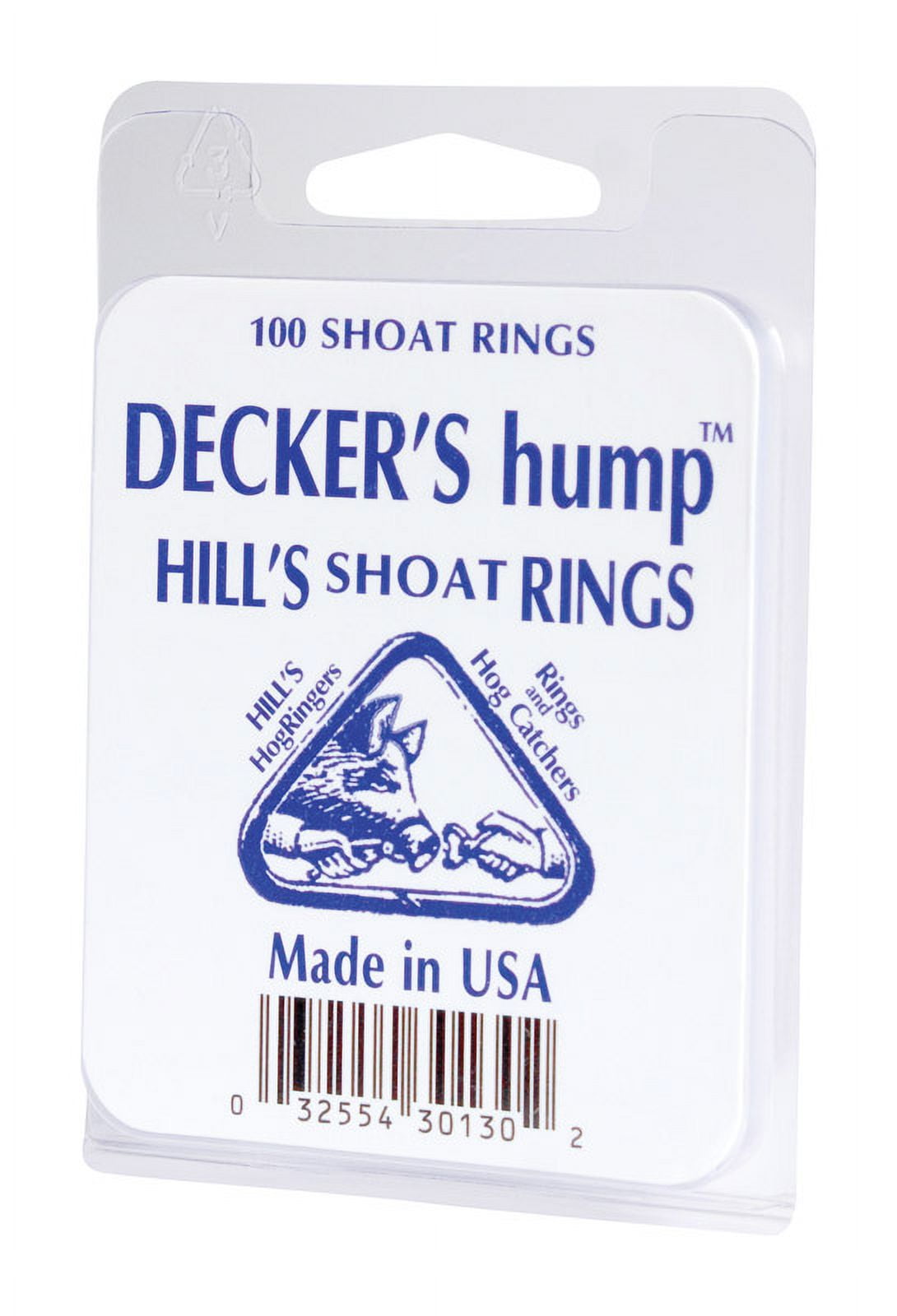 Decker 2 Shoat Hill's Hump Rings, 100 Count - Walmart.com