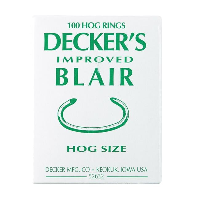 Decker Manufacturing 6 100 Hog Ring Blair - - Walmart.com
