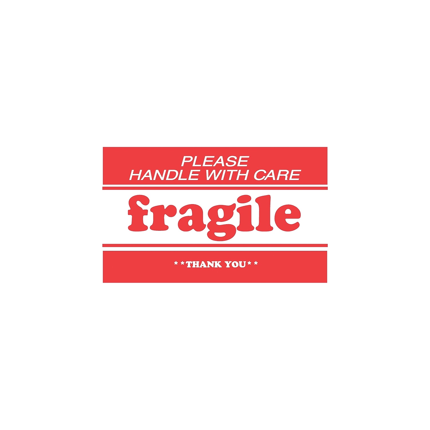 Decker Tape Products Decker Tape Fragile/Please Handle with DL1271B ...