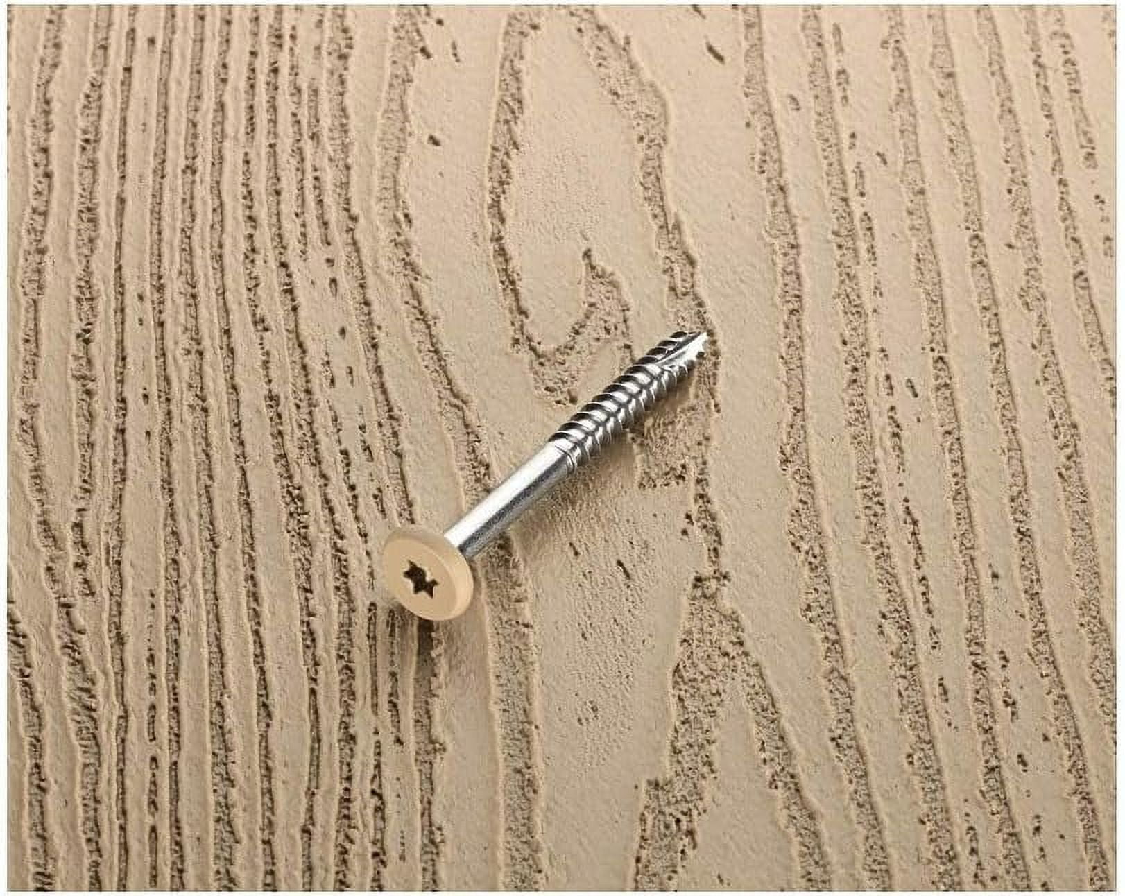 Deckfast Fascia Screws 64 Sand 9 x 1-7/8" Stainless Steel Fascia Screws ...