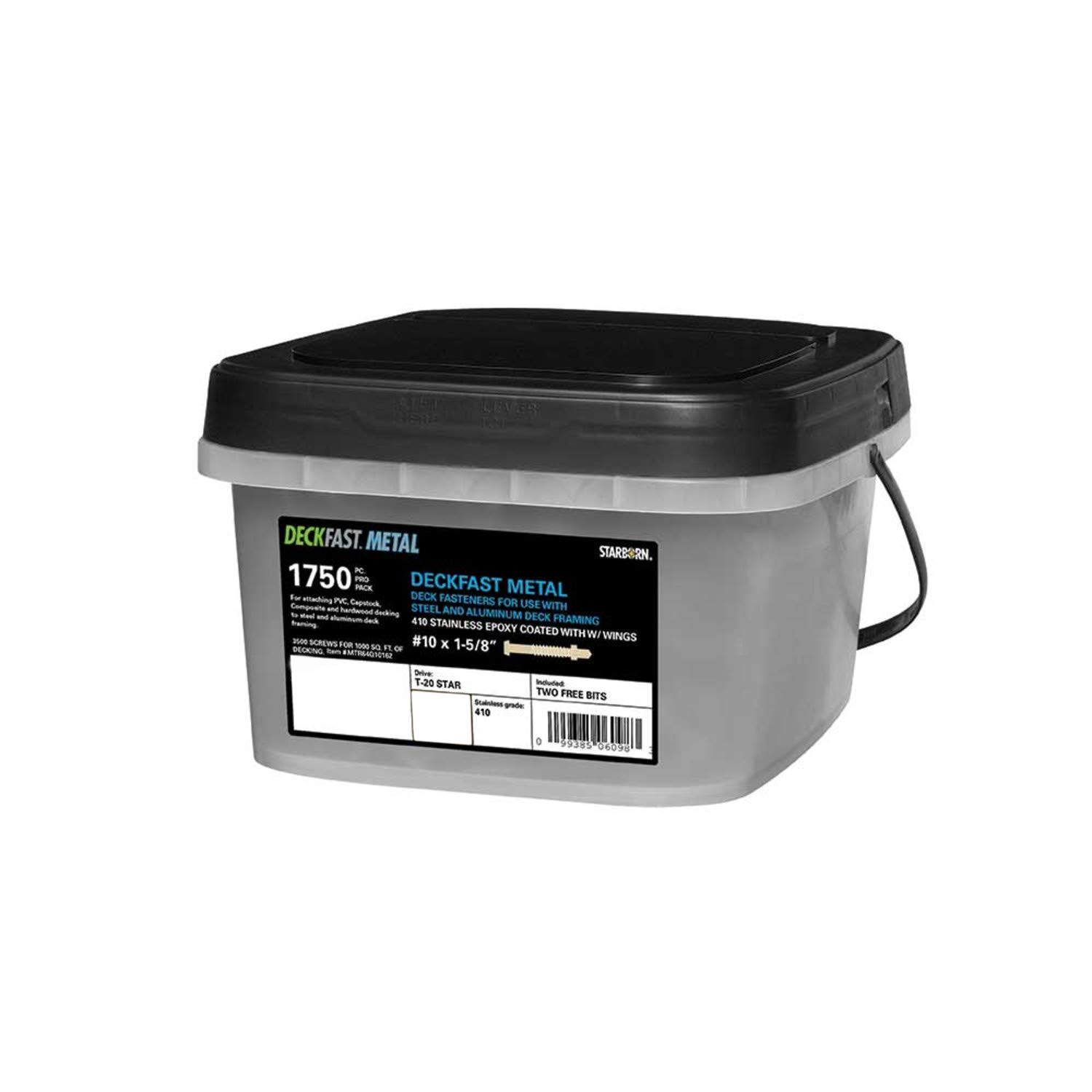 Deckfast Metal - White (#39) - 1750 pc. Pro Pack - 1-5/8" Self Drill ...