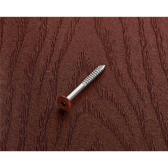 Deckfast No. 9 x 1.87 in. Star Pan Head Epoxy Coated Stainless Steel ...