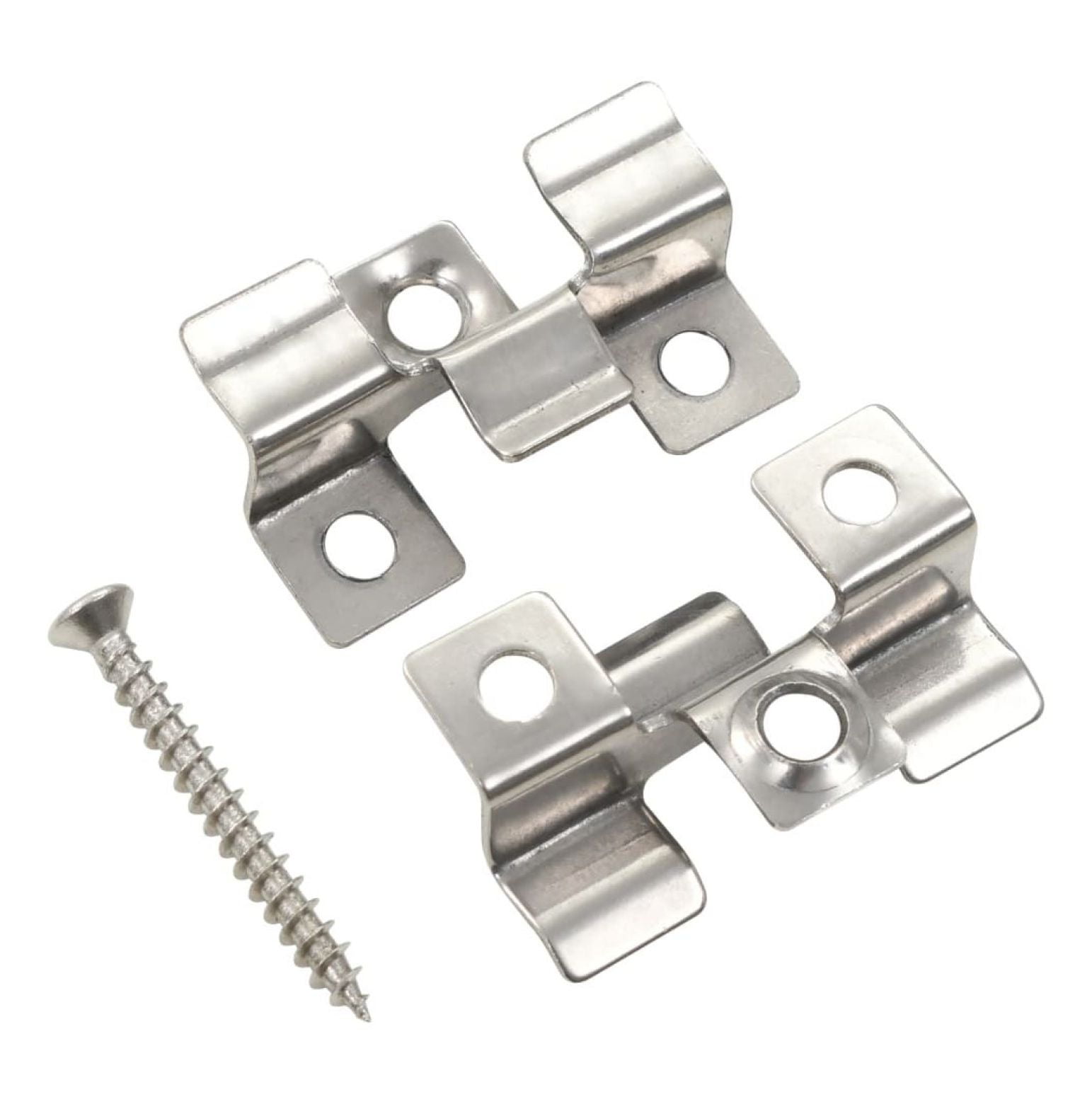Decking Clips with Screws - 100pcs Stainless Steel Composite Deck Board ...