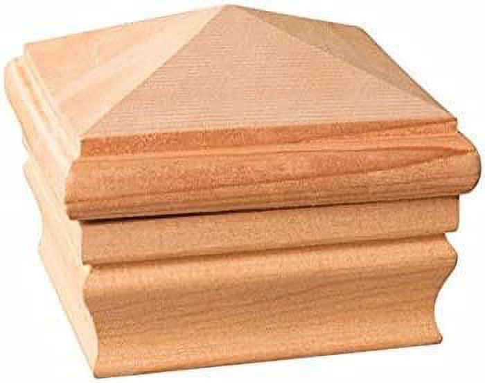 Deckorators 2.63" H x 4" W Wood Post Cap - Case of: 12 - Walmart.com