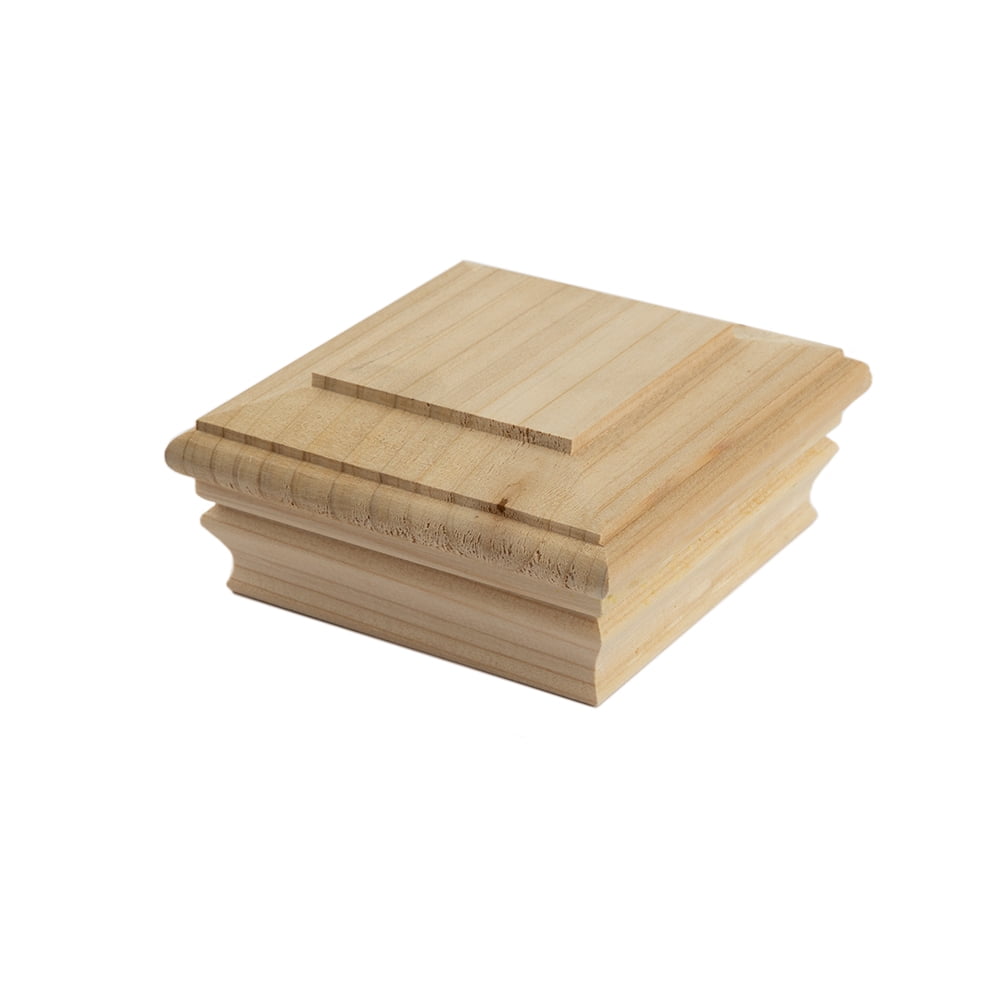 Deckorators 4 in. x 4 in. Newport Classic Cedar Post Cap - Walmart.com