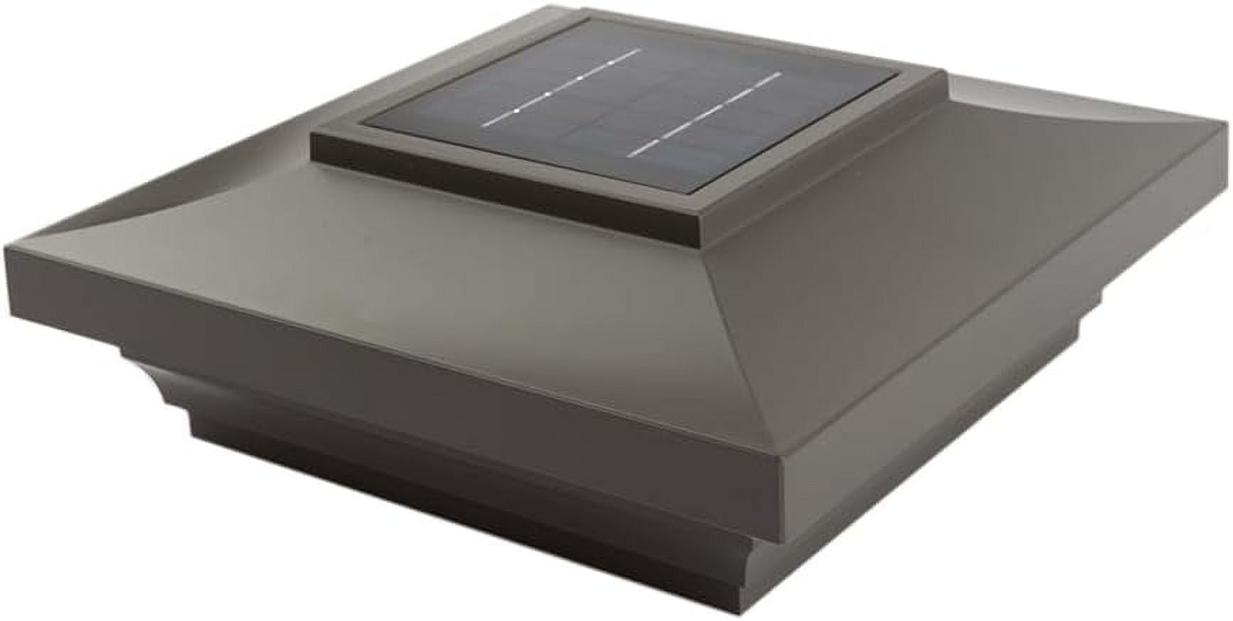 Deckorators 8x8 Woodland Gray Solar Postcover Cap - Walmart.com
