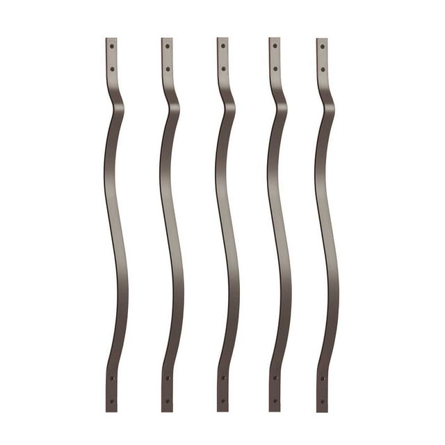 Deckorators Baroque Aluminum Balusters 5-pack, 40 in. Bronze - Walmart.com