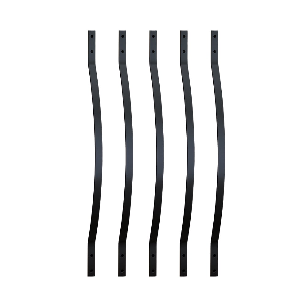 Deckorators Black Arc Aluminum Balusters, 5-Pack - Walmart.com