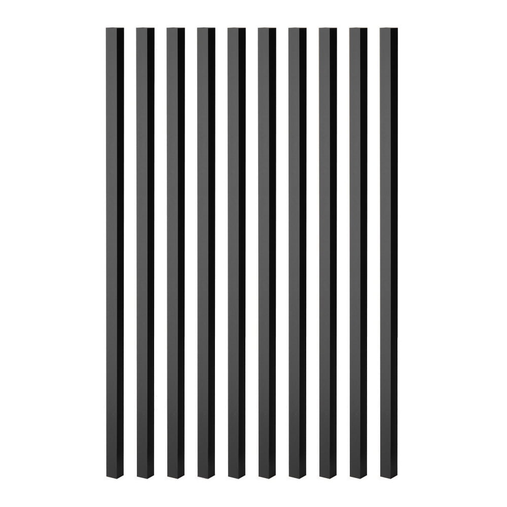 Deckorators Estate Square Aluminum Balusters 10-Pack, 32 in. Matte ...