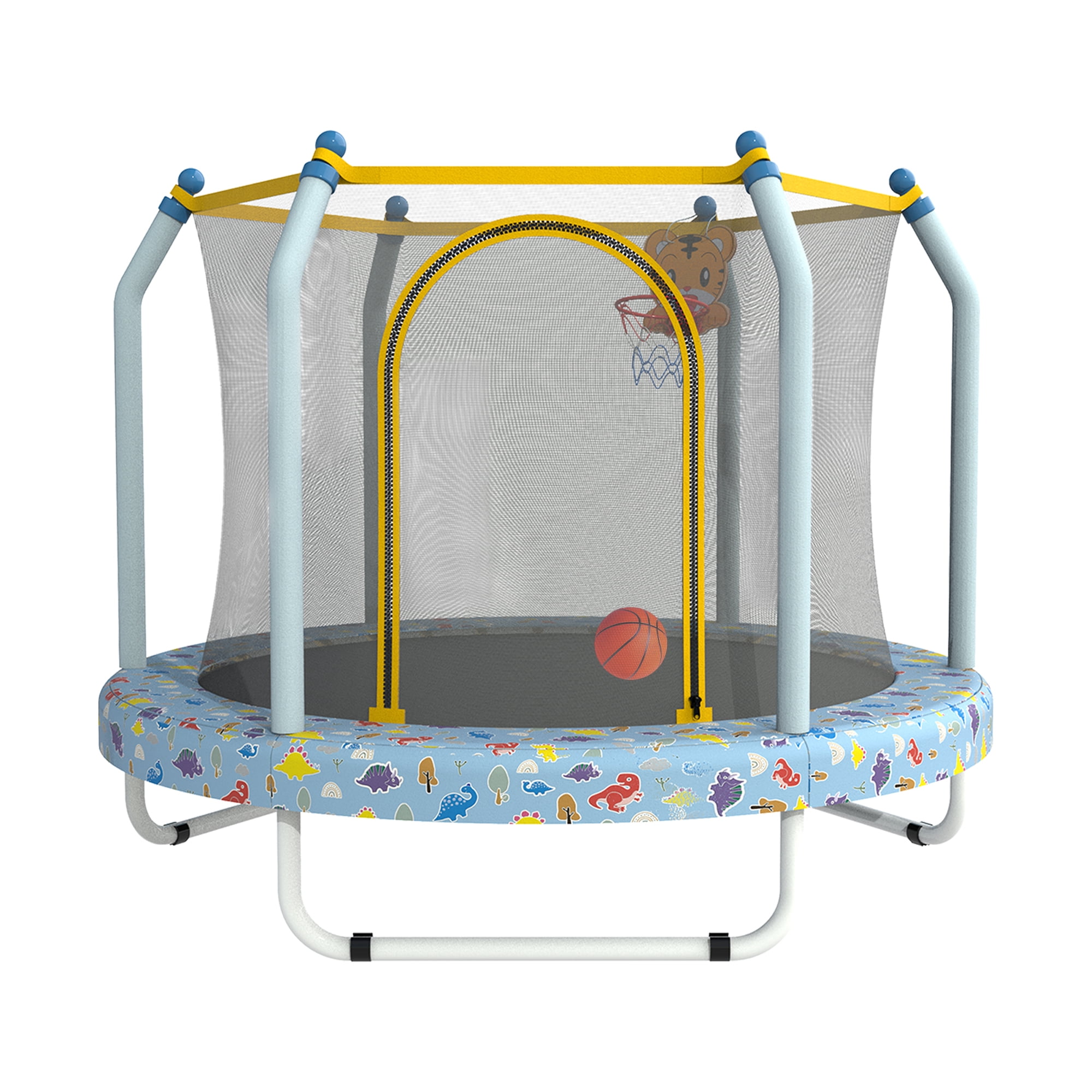 Decksplore 55" Mini Toddler Trampoline for Kids Ages 1+ Indoor ...