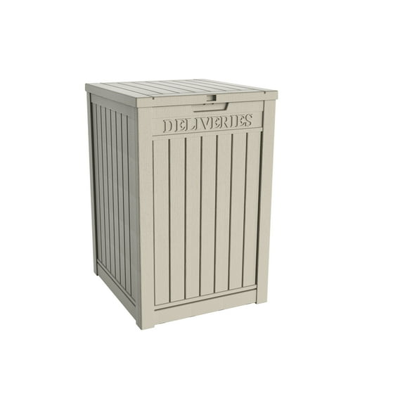 Package Delivery Box With Sign for Outside, Outdoor Storage with ...