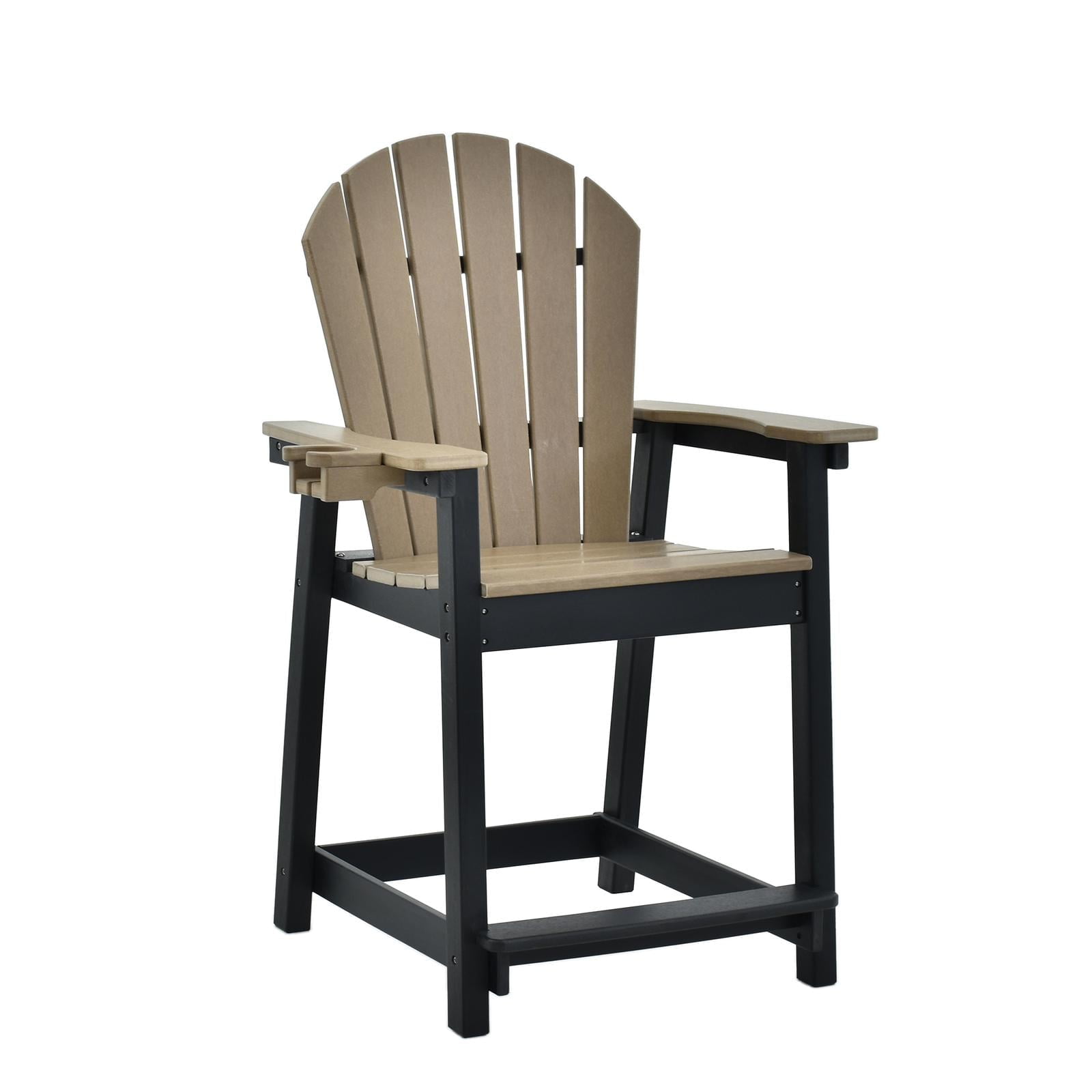 Decksplore Tall Adirondack Chairs, Outdoor Balcony Chair, Patio Bar ...