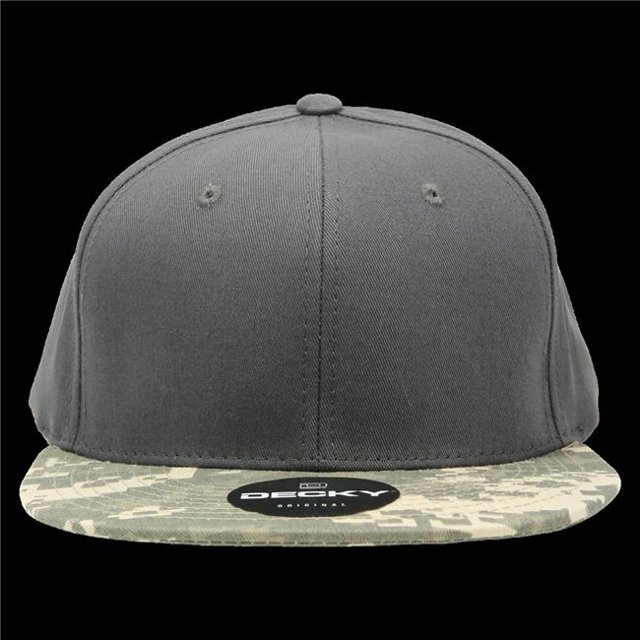 Decky 1047-ACU-DG-DG 6 Panel High Profile Structured Camo Snapback ...