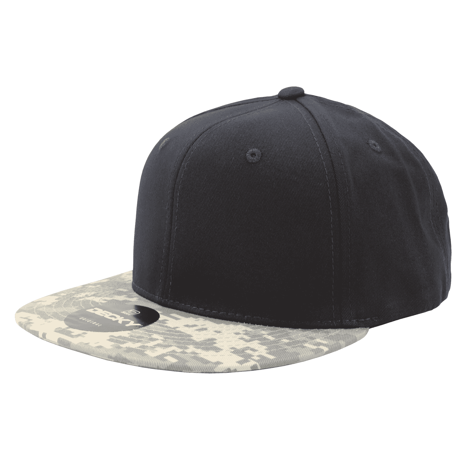 Digital Camo Snapback,ACU/BLK/BLK - Walmart.com
