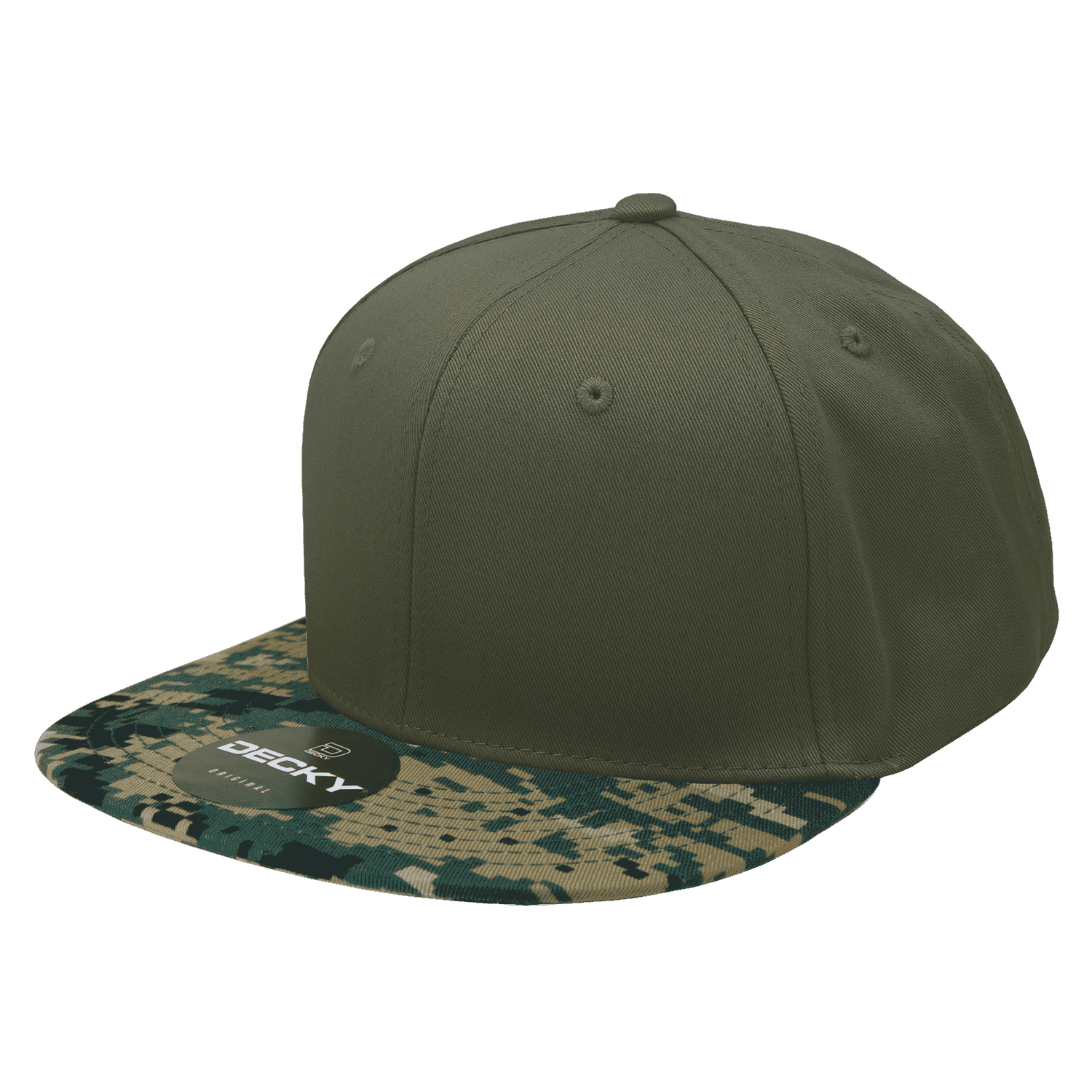 Decky 1047 Digital Camo Snapback Cap - MCU Camo Olive - Walmart.com