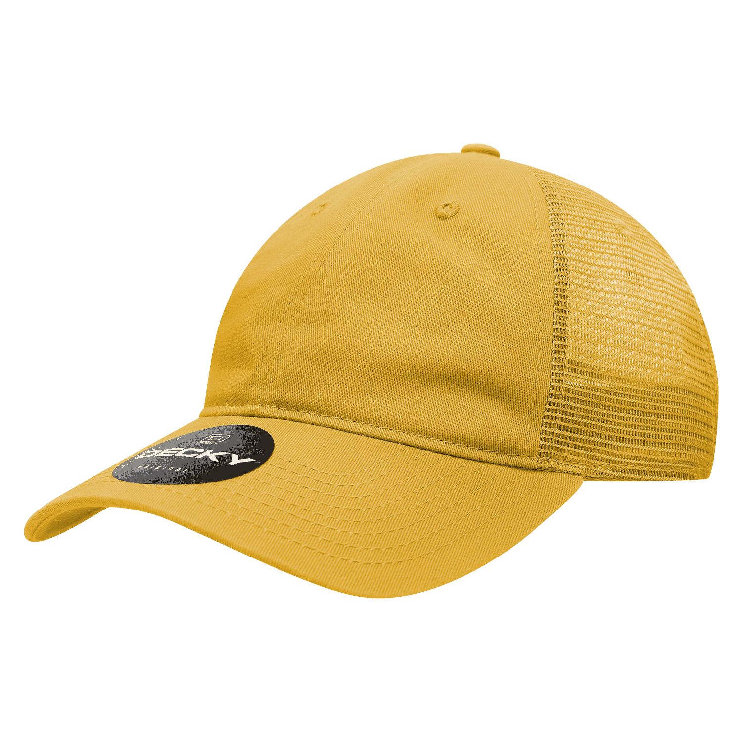 Relaxed Trucker Caps, Mustard - Walmart.com