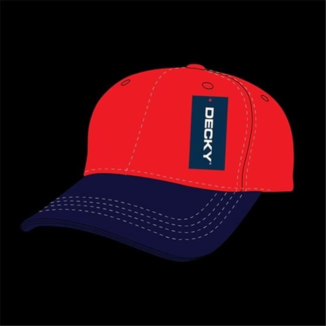 Low Structured Baseball Caps, RED/NVY - Walmart.com