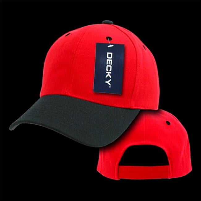 Deluxe Baseball Caps, RED/BLK - Walmart.com