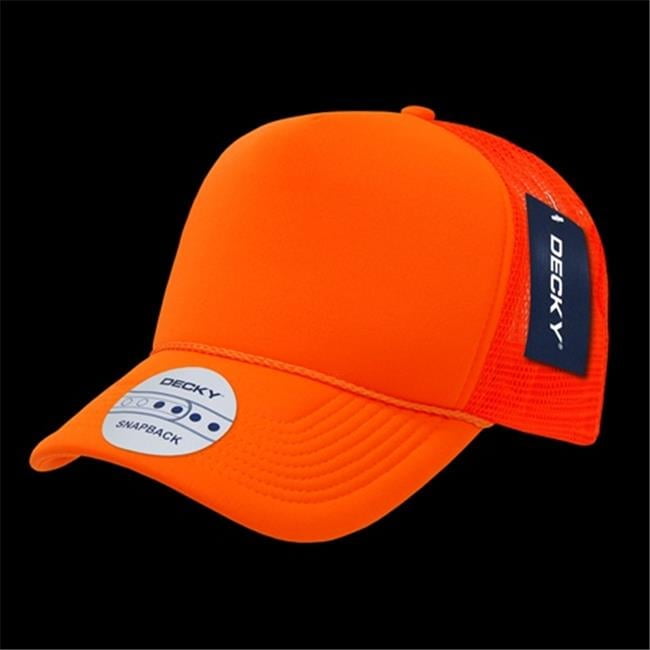 Solid Color Neon Trucker Caps, Orange - Walmart.com
