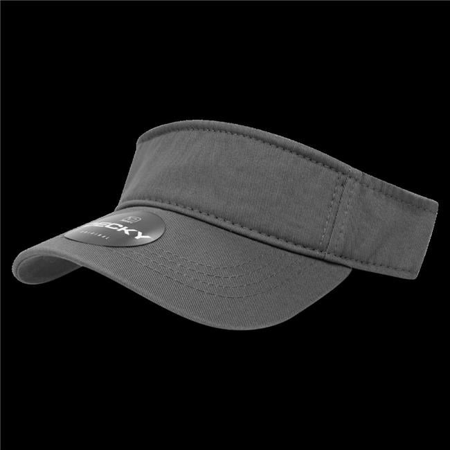 Decky 962-CHARCOAL 3 Panel Polo Curved Visor - Charcoal - Walmart.com