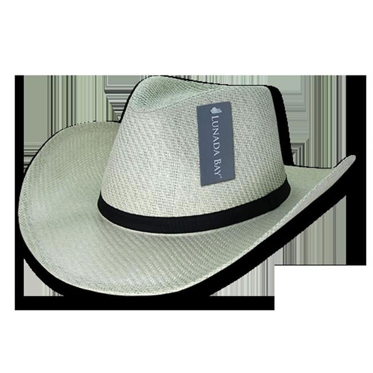 Decky 539-PL-LGY-06 Paper Mesh Cowboy hat Plain - Light Grey, Small ...
