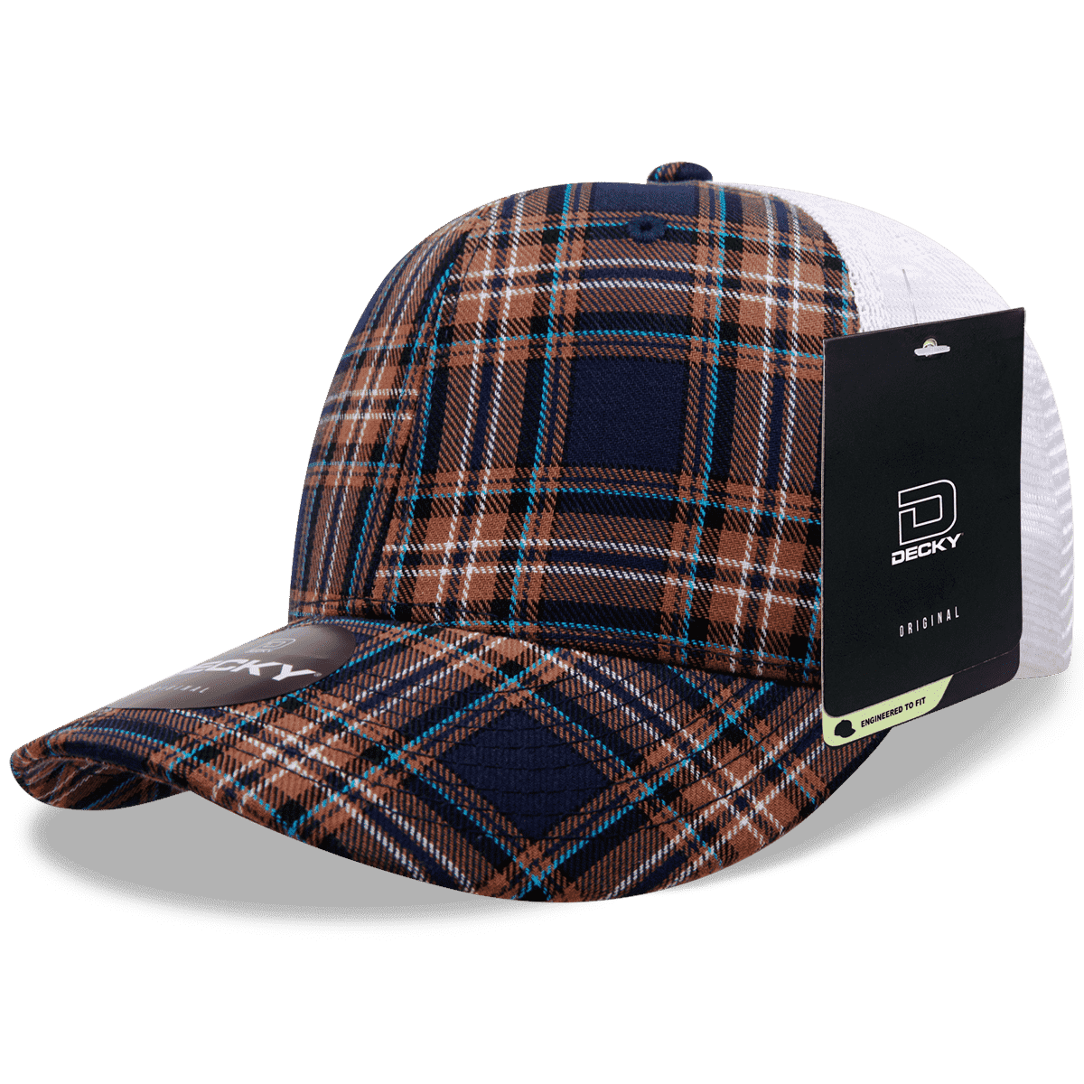 M/C Plaid, White Mesh Cap, 183 - Walmart.com