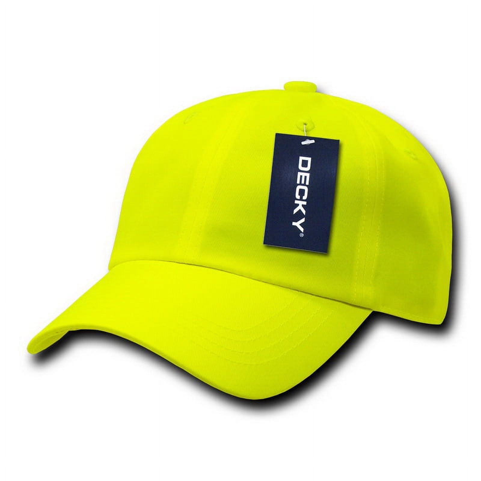 Decky 761 6 Panel Neon Caps, Yellow - Walmart.com