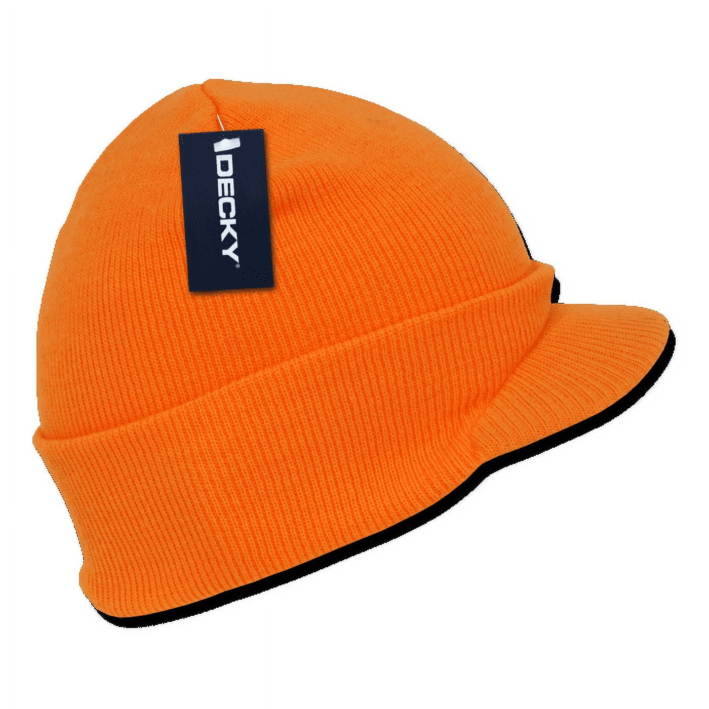 Decky Bright Neon GI Beanies Beany For Men Women Caps Hats Visor Ski ...