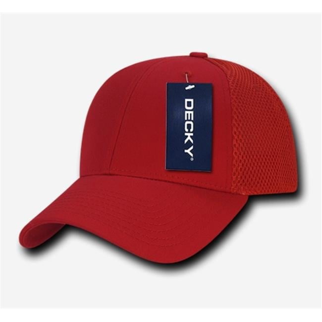 Low Crown Air Mesh Baseball Cap, RED/RED - Walmart.com