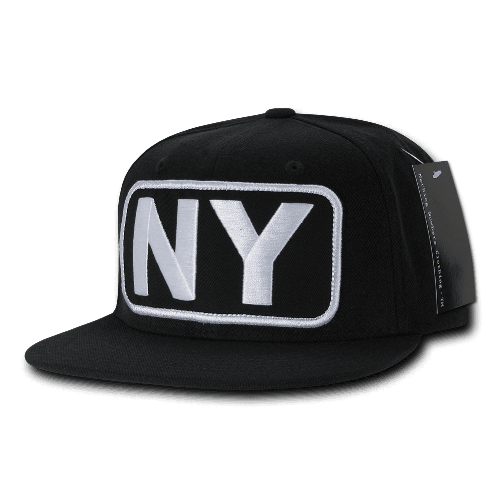 Decky N10-NY-BLK New York City Patch Caps, Black - Walmart.com