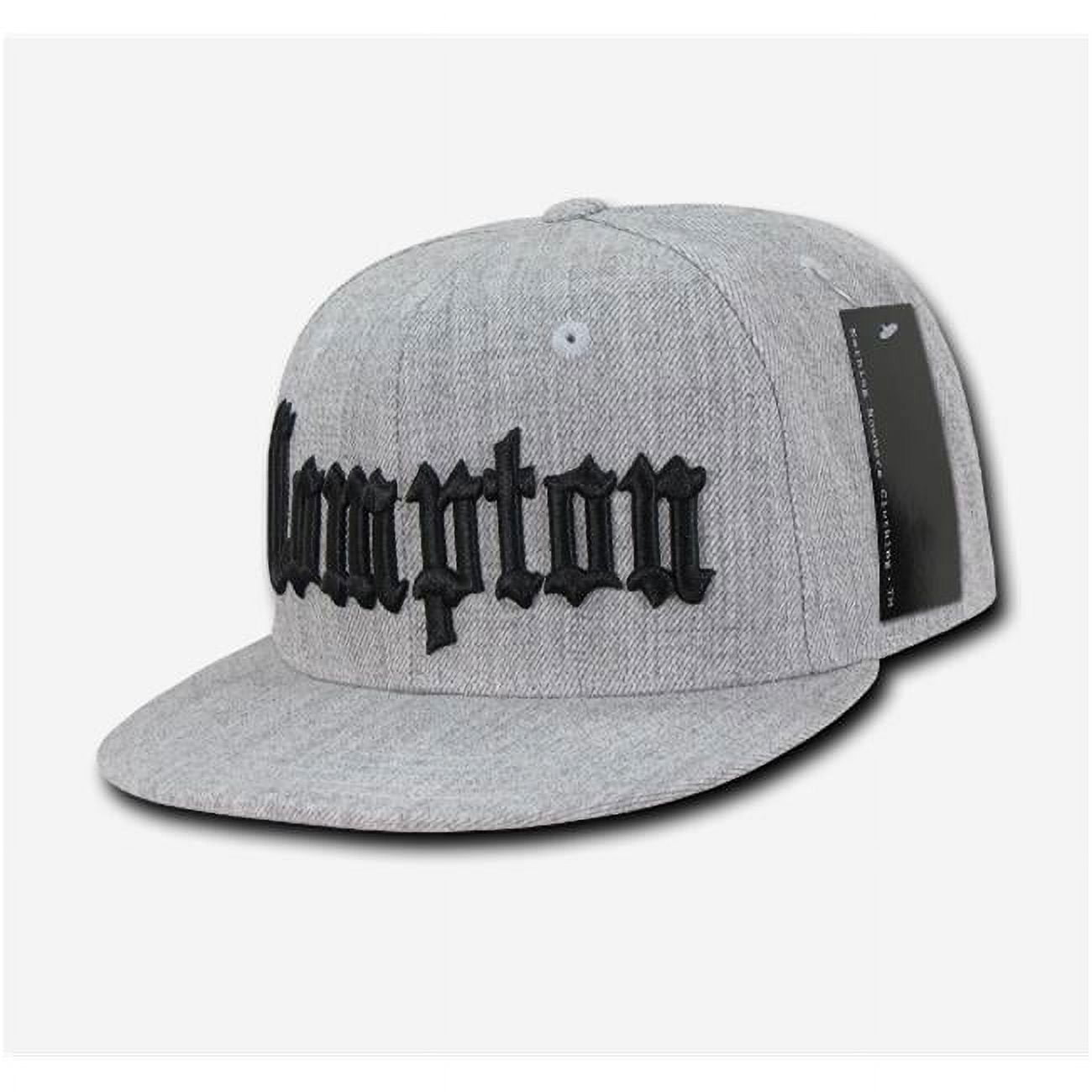 Decky N13-COMP-HGRY Compton Old English City Snapback - Grey - Walmart.com