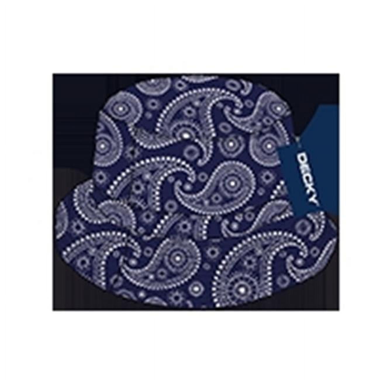 Decky Paisley Bucket Hat - Navy - Large & Extra Large - Walmart.com