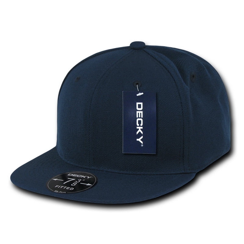 Decky RP1 Retro Fitted Baseball Caps-Navy-7 1/2 - Walmart.com