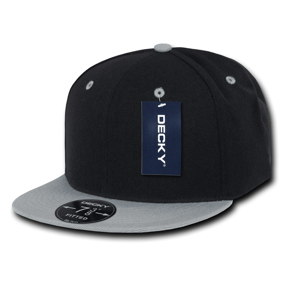 Retro Fitted Caps, Blk/Gry, 7 1/8 - Walmart.com
