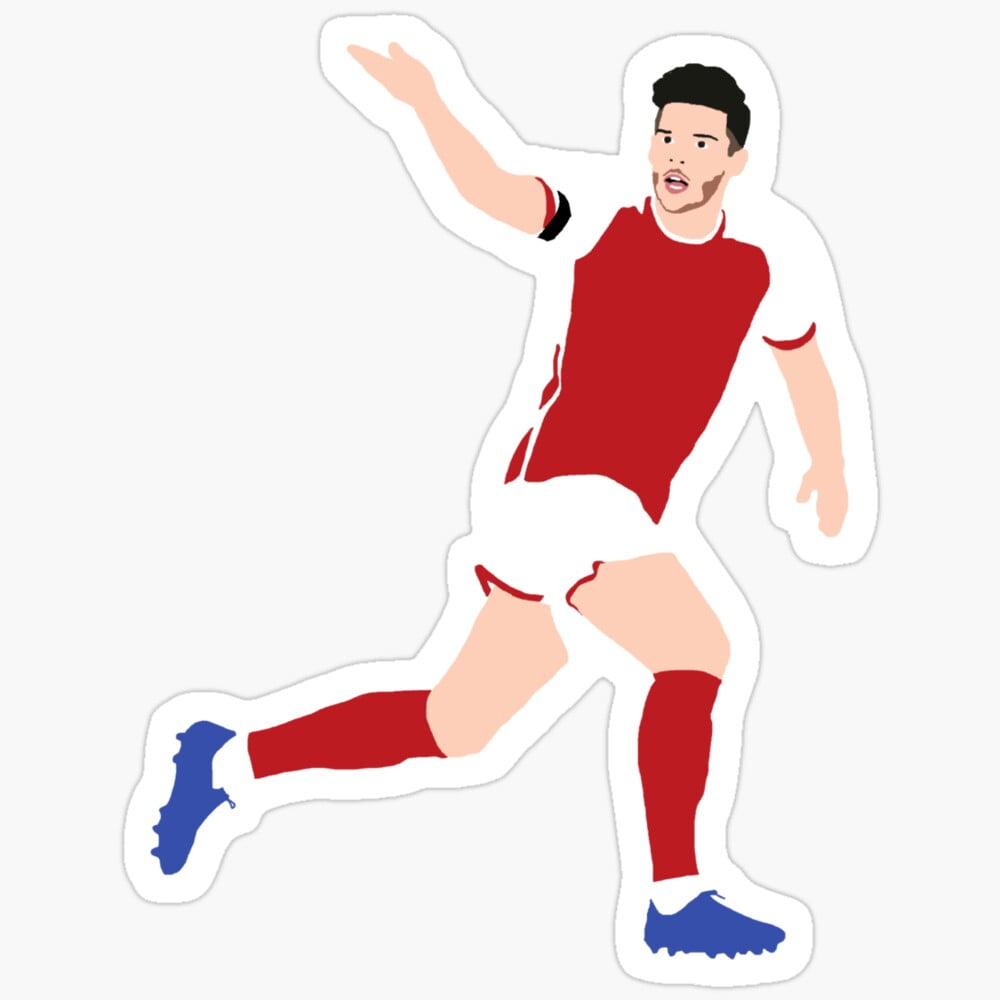 Declan Rice - Afc 3 Sticker Phone Decal Water Bottle Stickers Car ...