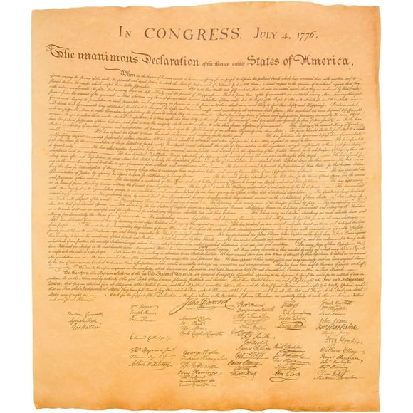 Declaration Independence Man Create