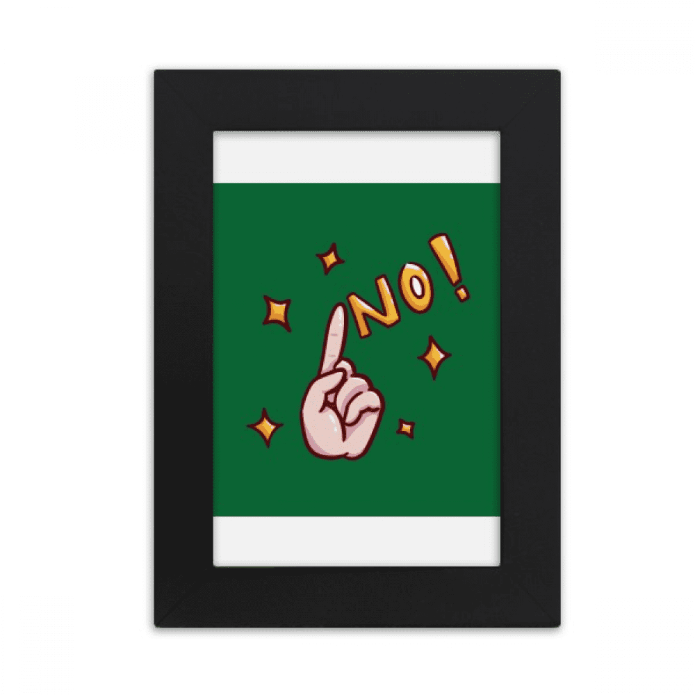 Decline Reject No Dactylfinger Gesture Desktop Photo Frame Picture ...