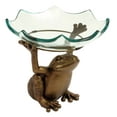 Decmode 10 X 12 Inch Traditional Glass Serving Bowl With A Resin Toad ...