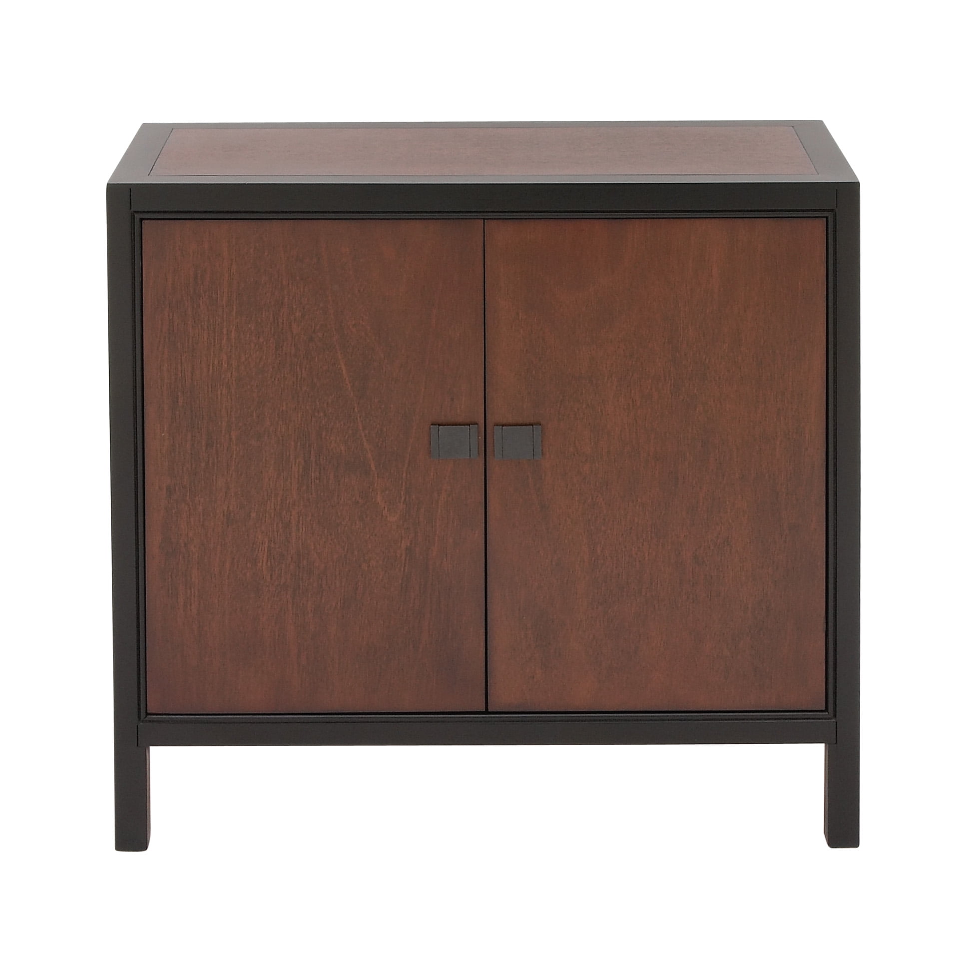 Decmode Contemporary 29 X 31 Inch Rectangular Two-Door Wooden Cabinet ...