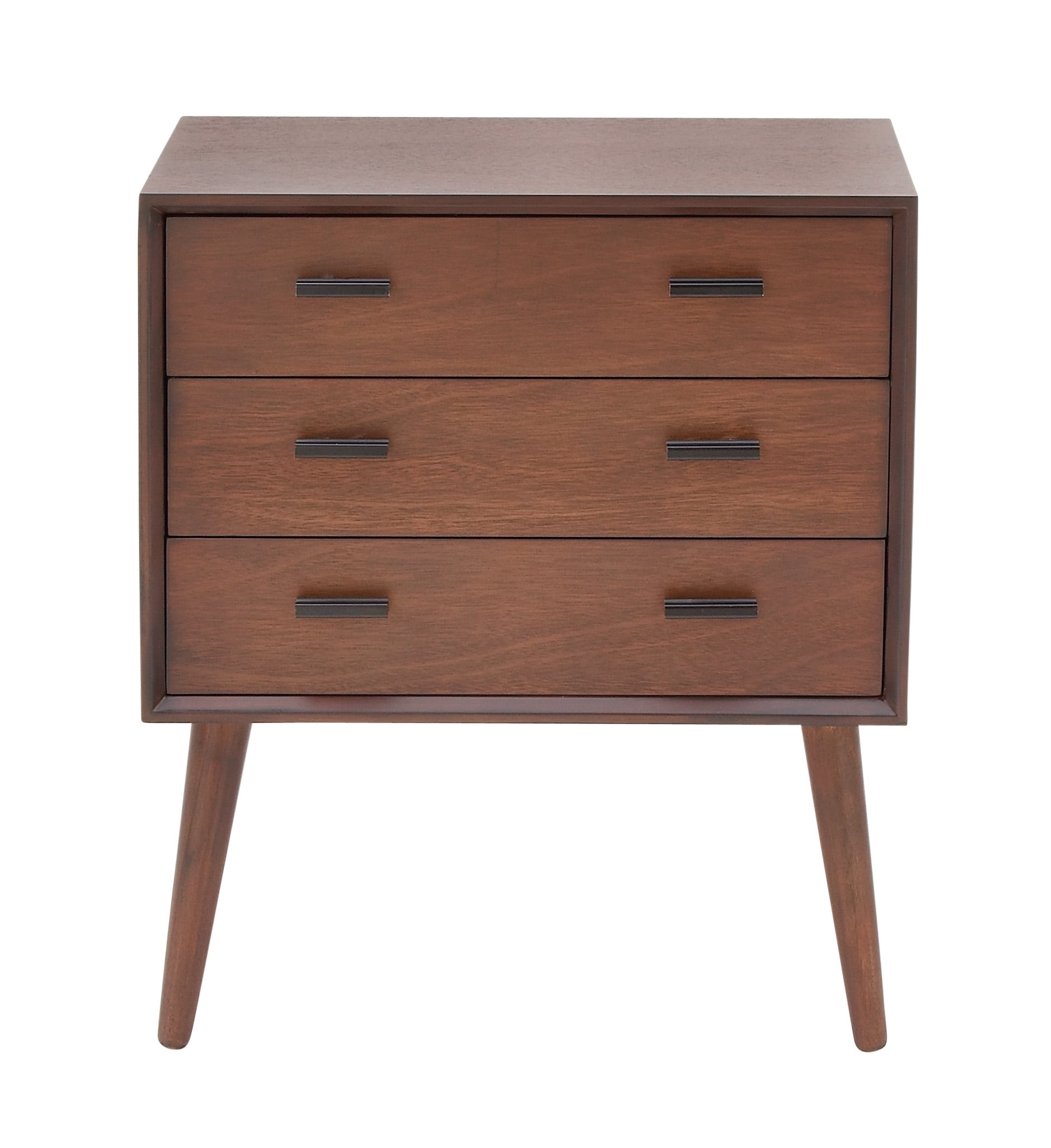 Decmode Modern 28 X 24 Inch Rectangular Three-Drawer Wooden Chest ...