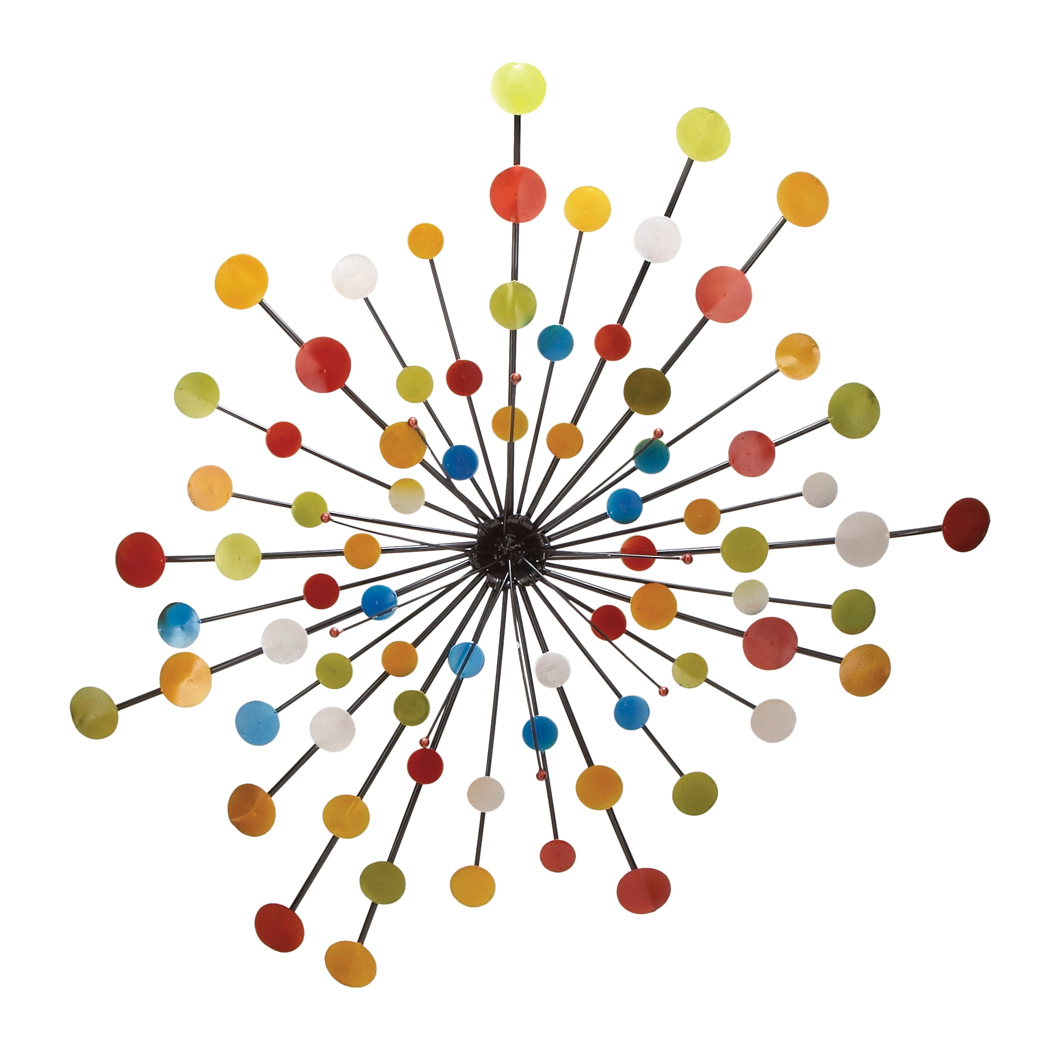 Decmode Modern 40 x 40 Inch Color Burst Abstract Metal Wall Decor ...