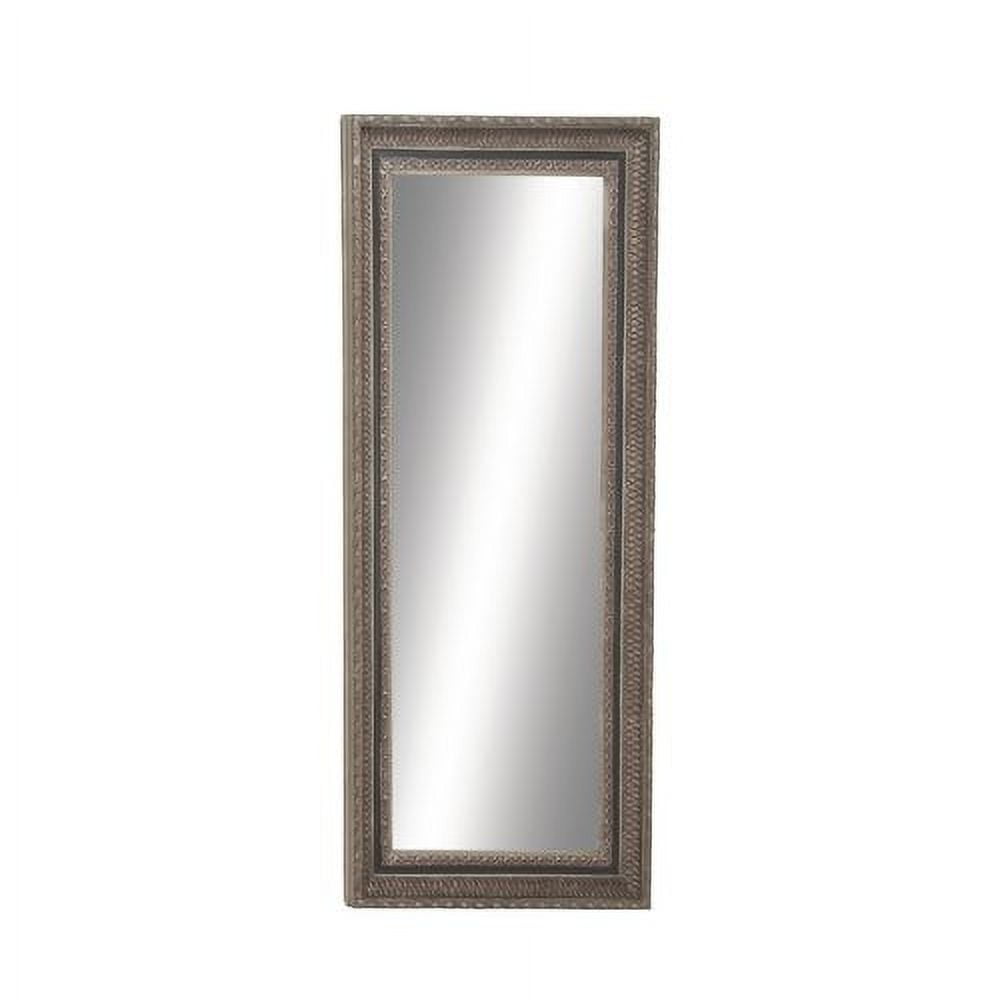 Decmode Traditional 73 X 34 Inch Rectangular Wooden Framed Wall Mirror ...