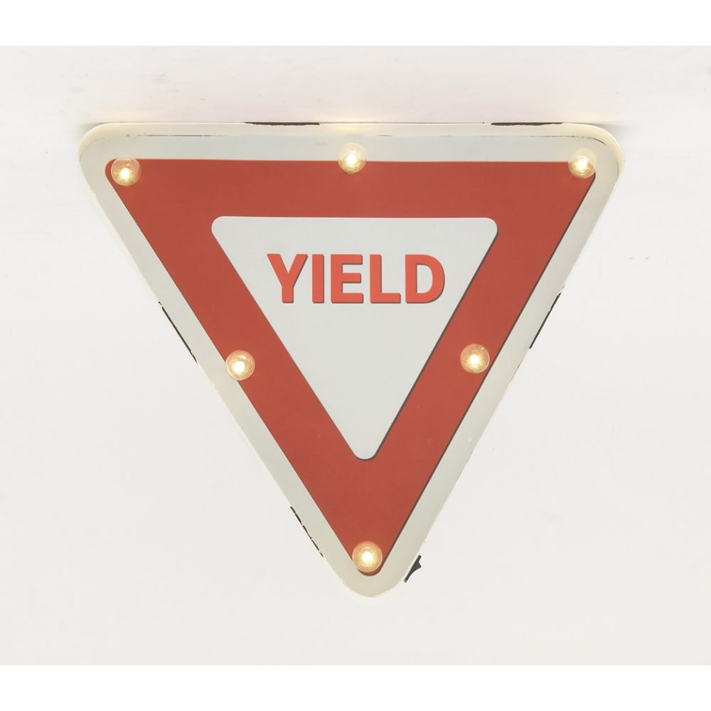 Decmode-metal Led Yield Sign -multi Colo - Walmart.com