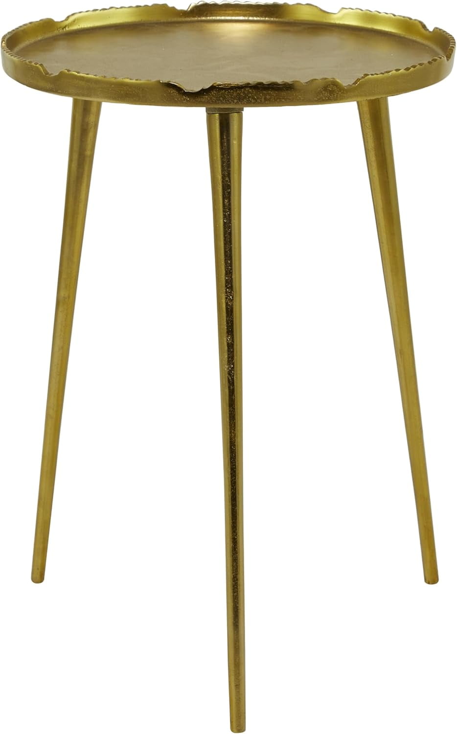 Deco 79 Aluminum Metal Side End Accent Table End Table with Tray Top ...