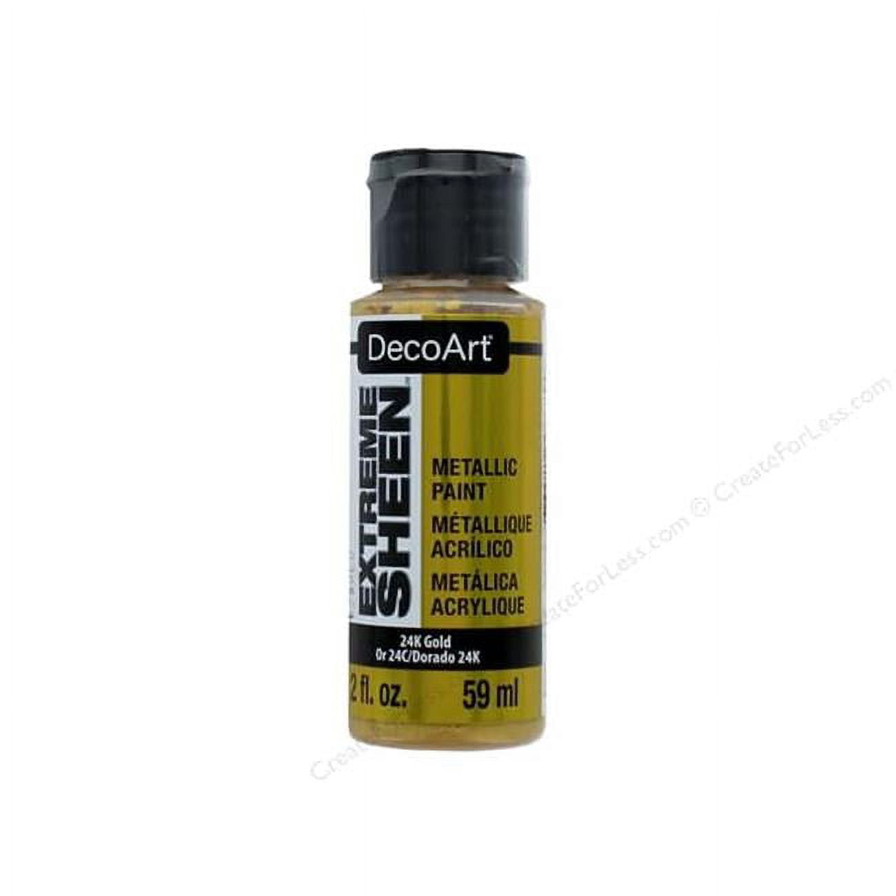 Deco Art 2 oz 24K Gold Metallic Acrylic Paint Pack of 3 - Walmart.com