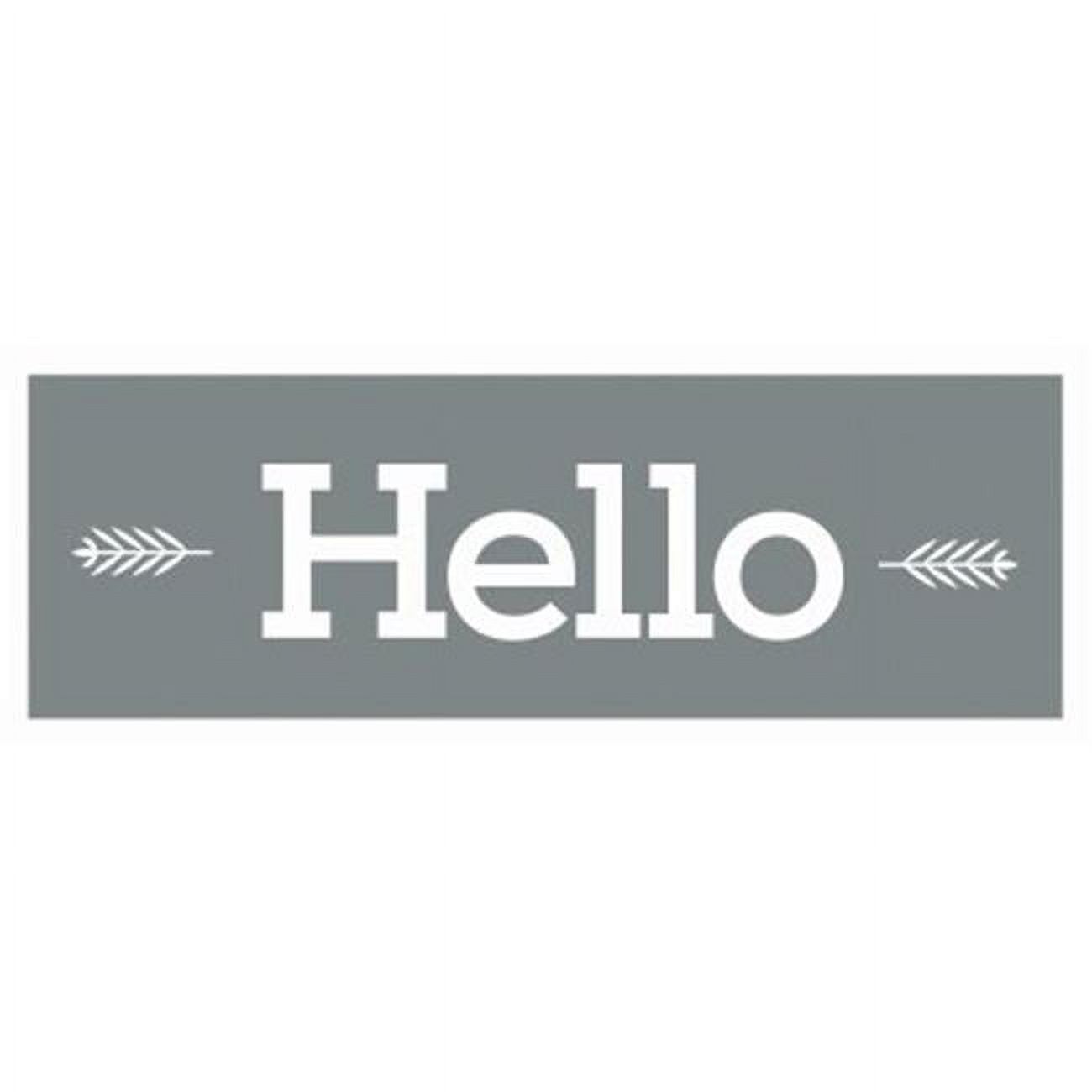 Deco Art 6 x 18 in. Hello Type Alphabet Stencil Pack of 3 - Walmart.com