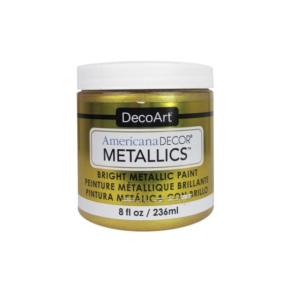 Deco Art ADMTL-04 8 oz a Decor Metallic Paint, 24k Gold - Walmart.com