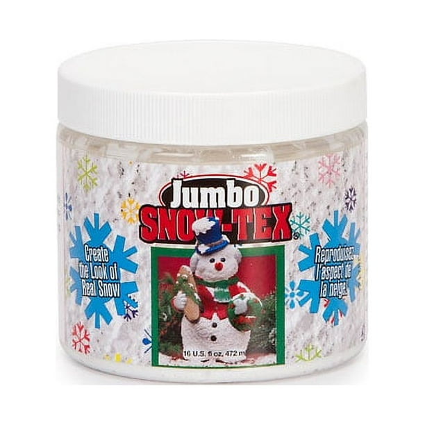 Deco Art Jumbo White Textured Medium Snow, 16 Ounces - Walmart Business ...