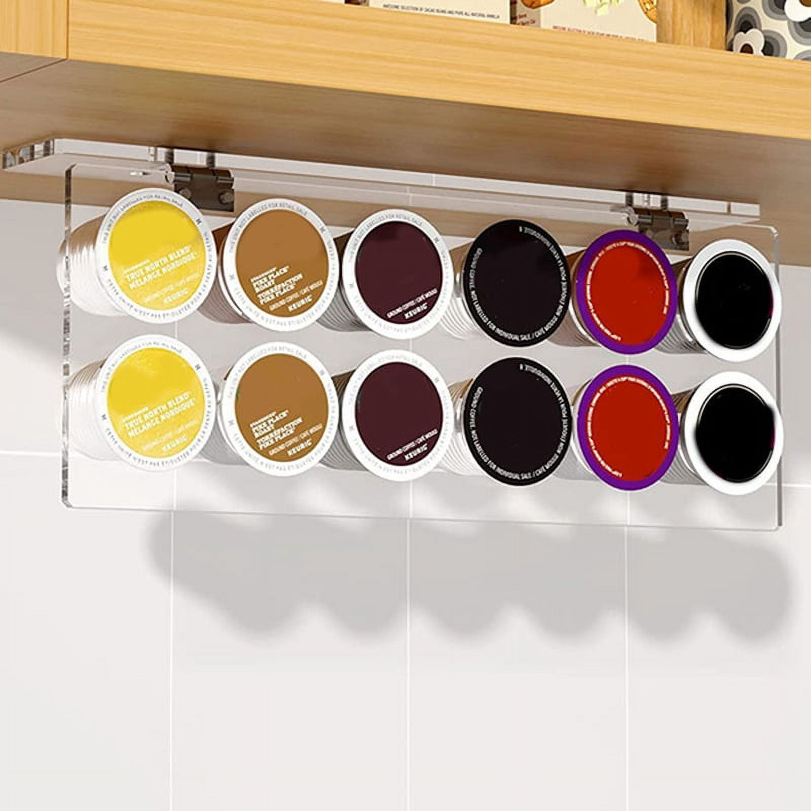Unbranded Acrylic Coffee Pod Drawer Organizer, Fits 36 K-Cups, Clear ...
