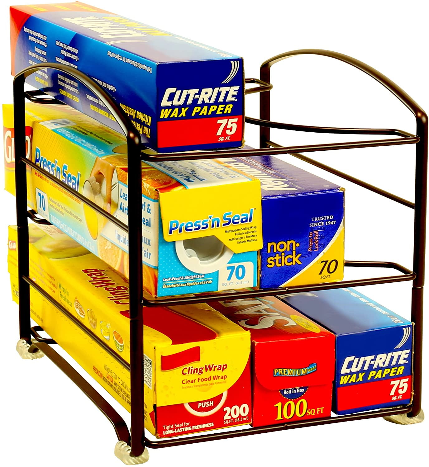 Deco Brothers Storage Organizer Rack Bronze - Walmart.com